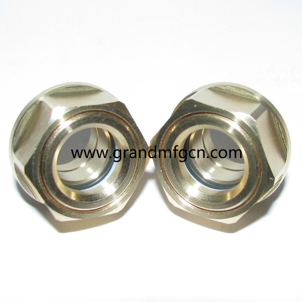 NPT liquid visual level indicator oil sight glass plug