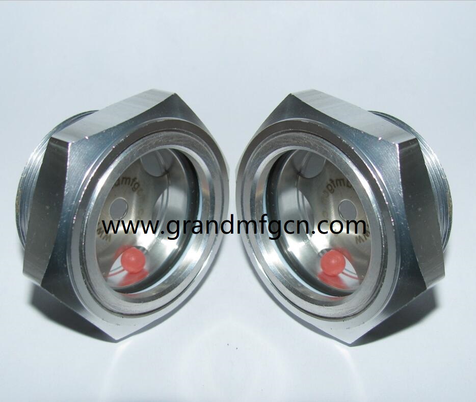 Speed reducers domed shaped brass oil sight glass